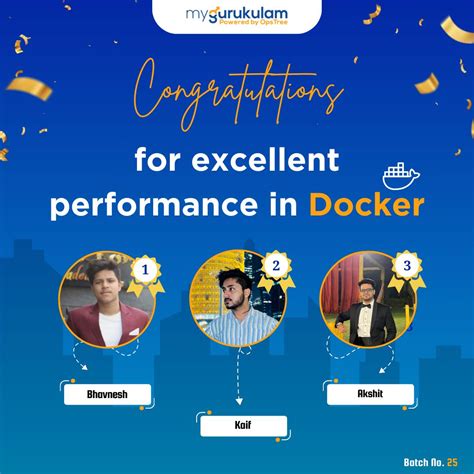 Kudos Achievement Docker Devops Devopsengineer Tech Performer