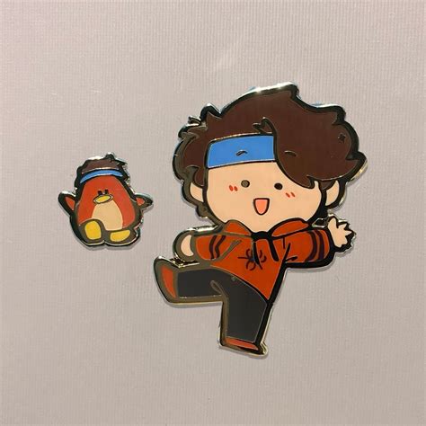 Qsmp Roier Chibi Enamel Pin Crayoshop