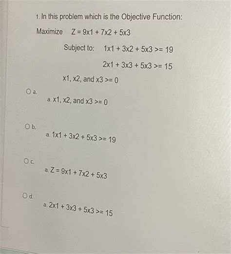 solved in this problem which is the objective