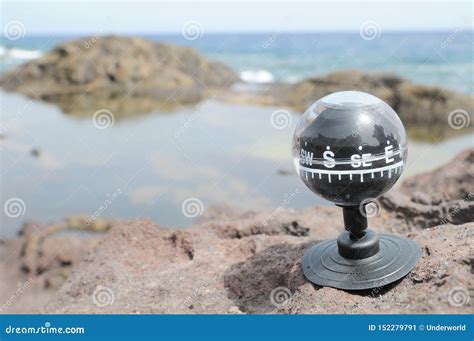 Compass And Ocean Orientation Concept Stock Image Image Of Compass