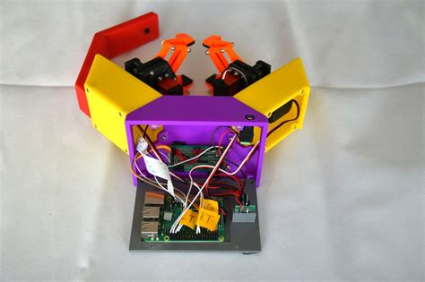 Rubik Cube Solver Robot V Shape By Volker Download Free Stl Model