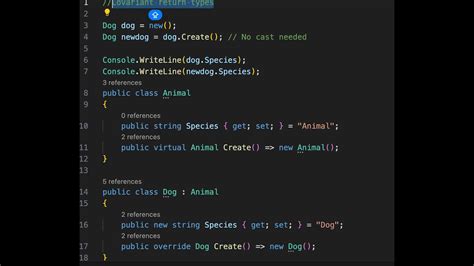 C Covariant Return Types Youtube