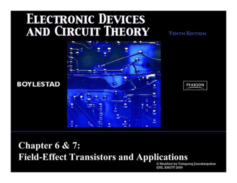 Lec Lecture Notes 1 8 Chapter 6 And 7 Field Effect Transistors And Applications © Modified By