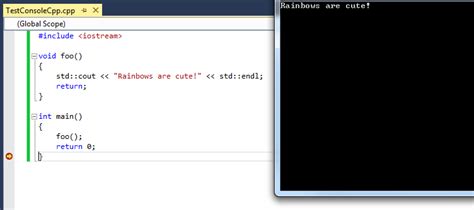 c void functions cout statements and compilers stack overflow
