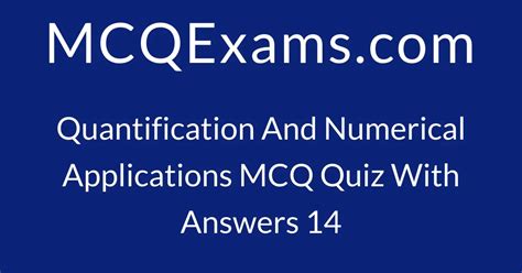 MCQ Questions For Class Commerce Applied Mathematics Quantification And Numerical