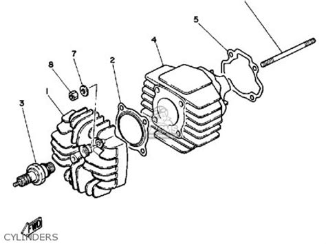 Yamaha Yamaha Pw50 1986 G Usa Parts Lists And Schematics