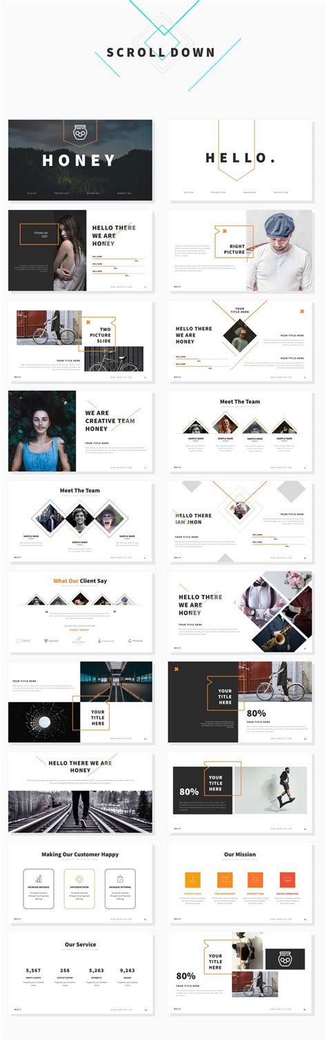 Honey Powerpoint Template Powerpoint Presentation Design