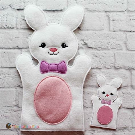 Easter Bunny Puppet 3 Sizes Products Swak Embroidery