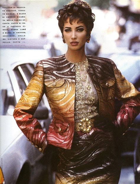 Christy Turlington In Valentino For Vogue Italia Sept 1990