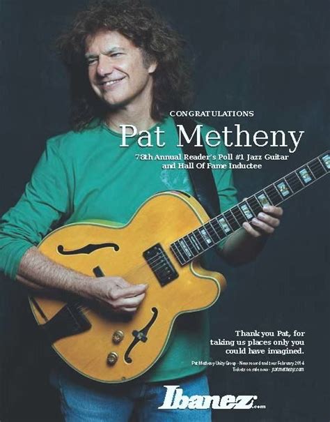 Ibanez Congratulates Pat Metheny Pat Metheny Jazz Guitar Ibanez