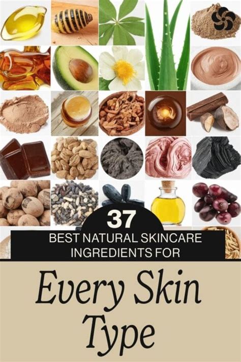 39 Common And Effective Natural Skincare Ingredients