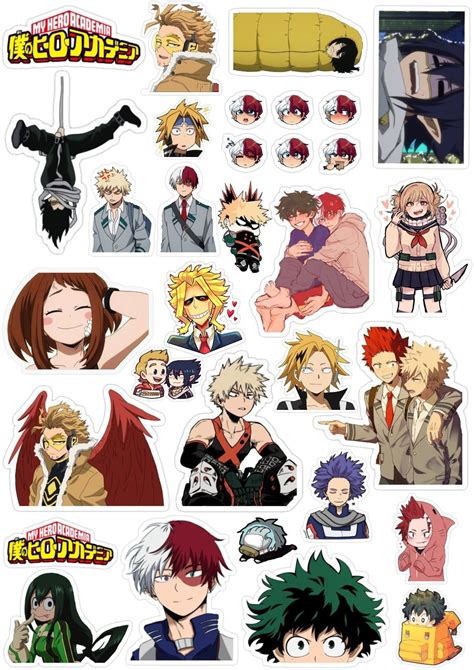 Stickers Bnha Pegatinas Bonitas Bocetos Bonitos Bocetos