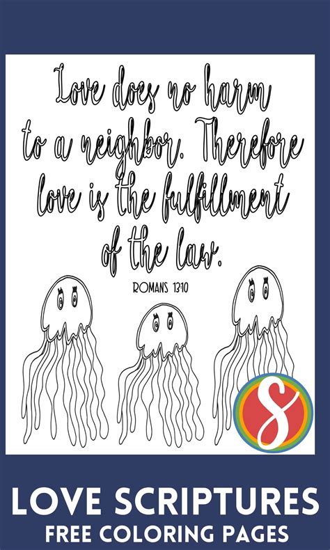 Bible Verses About Love Coloring Pages