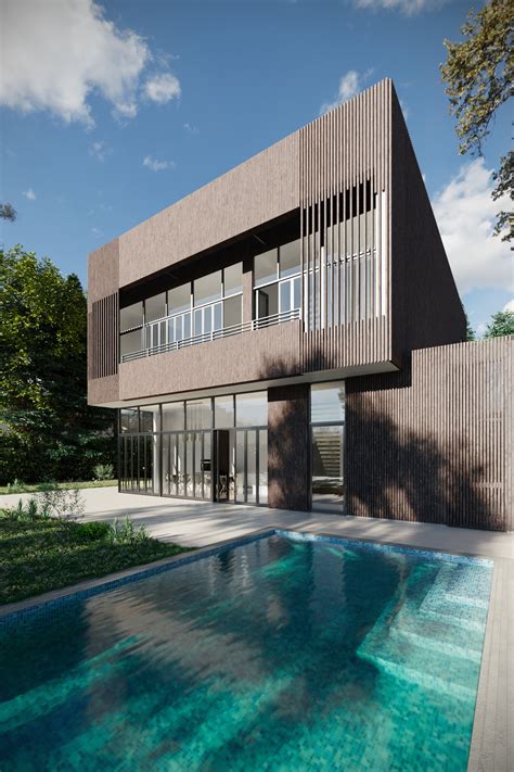 House D Architectural Visualization Cgtrader