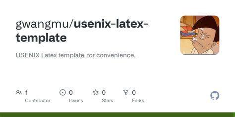 github gwangmu usenix latex template usenix latex template for