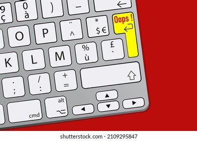 Oops Keyboard Images Stock Photos Vectors Shutterstock