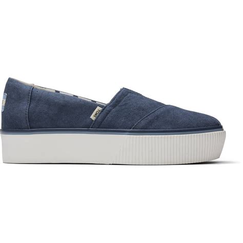 Toms Womens Alpargata Boardwalk Slip On Shoes Dress Code