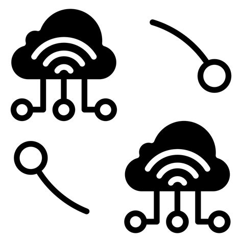 Iot Integration Icon Line Vector Illustration 38493714 Vector Art At Vecteezy