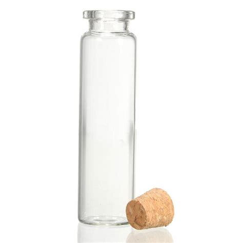 10 Pcs 20ml Mini Clear Wishing Bottle Message Glas Vicedeal