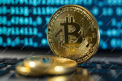 Premium Photo Bitcoin On Binary Code Background