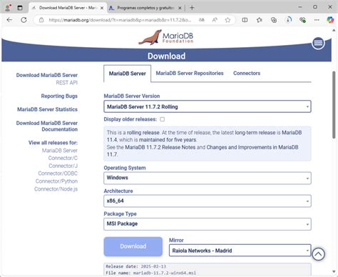 Servidor De Base De Datos Mariadb En Windows 11 Y Acceso Remoto Proyecto A