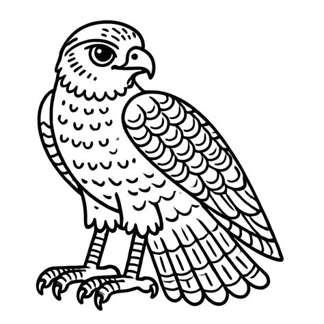 Halcón Gratis Para Niños Para Colorear Imprimir E Dibujar Coloringlib