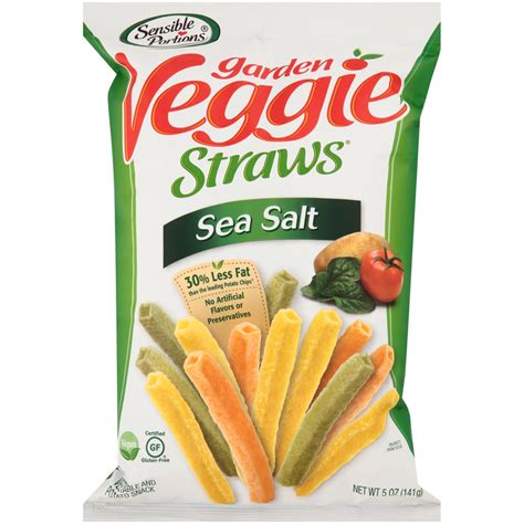 Sensible Portions Sea Salt Garden Veggie Straws 5 Oz