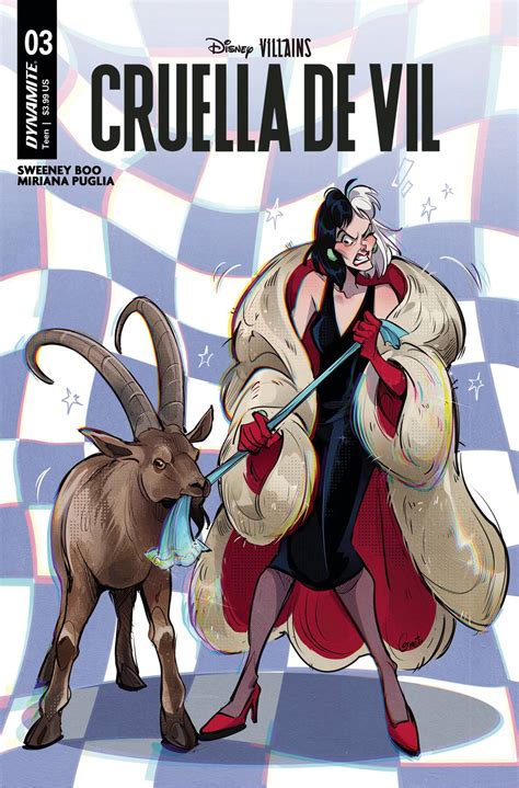 Disney Villains Cruella De Vil Lusky Cover Fresh Comics