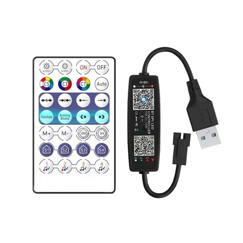 Ws2812b Controller Bluetooth Music App Control For Pixel Led Strip