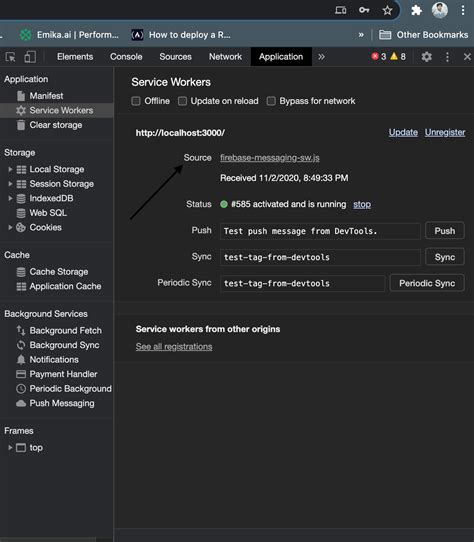 Push Notification In Reactjs