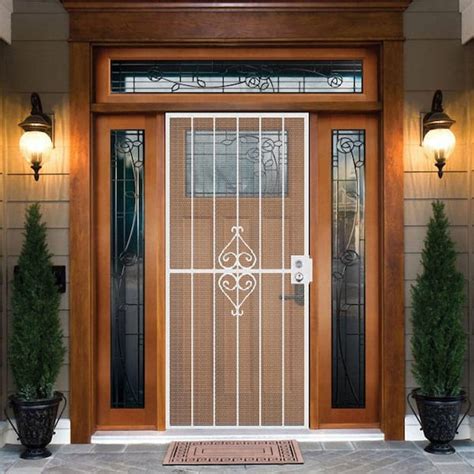 30 X 80 White Security Doors The Home Depot