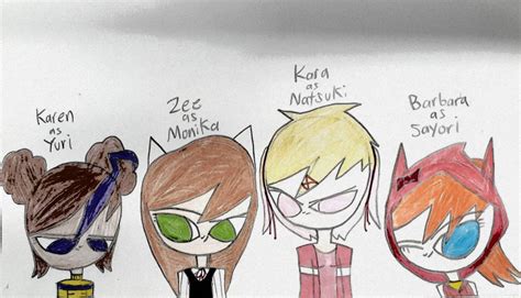 Dc Super Hero Girls As Ddlc By Lupinmk On Deviantart