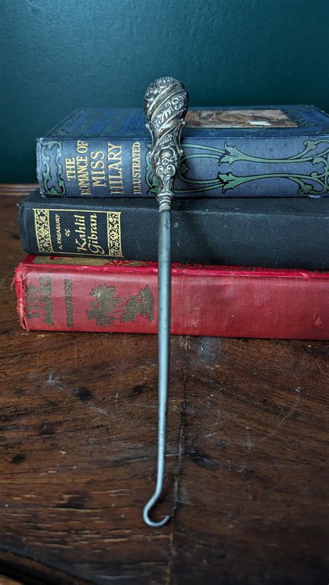 1901 Sterling Silver Button Hook Etsy