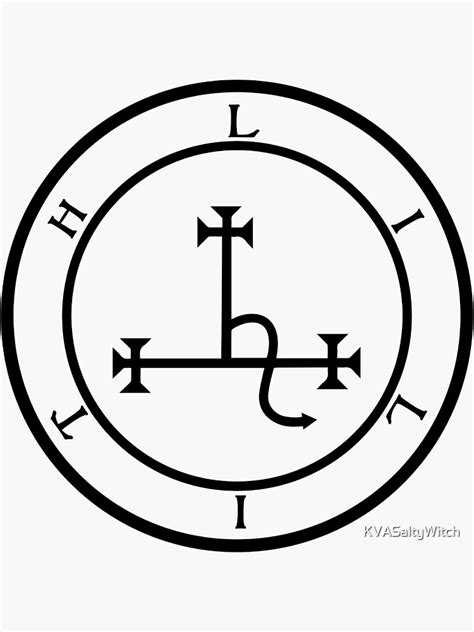 Lilith Sigil Goddess Wicca Pagan Sticker For Sale By