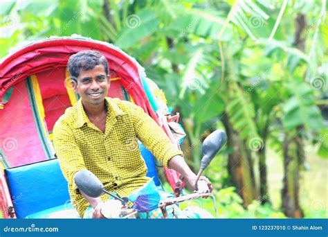 Rickshaw Pullers Editorial Image 123237010