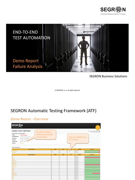 Segron Testautomation Demoreport V1 0 Pdf