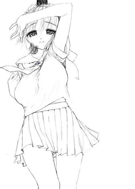 Sexy Anime Girls Coloring Book Etsy