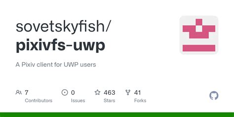 GitHub Sovetskyfish Pixivfs Uwp A Pixiv Client For UWP Users