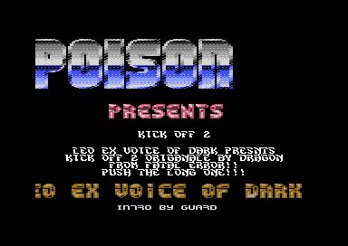 CSDb Kick Off 2 By Poison 1990