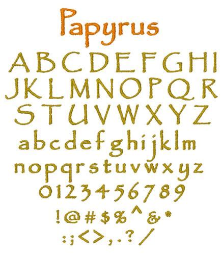 Papyrus Font