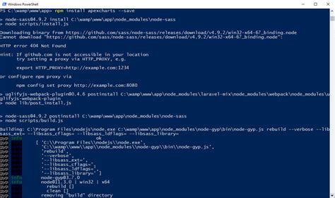 Windows Error When Execute Npm Install Apexcharts Save · Issue 278