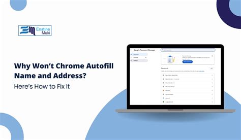 Why Wont Chrome Autofill Name And Address And How To Fix It
