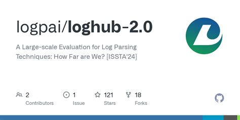 Github Logpai Loghub 2 0 A Large Scale Evaluation For Log Parsing Techniques How Far Are We