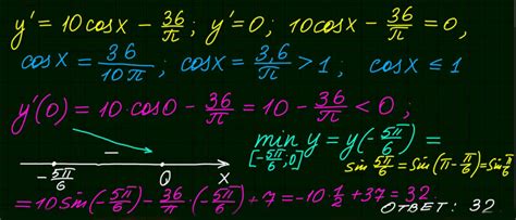 Найдите наибольшее значение функции Y 10sinx Задание 12 ЕГЭ по математике Значение
