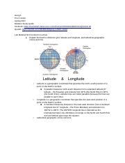 Geog Midterm Study Guide Geog Prof Fricker Spring Midterm Study Guide Textbook