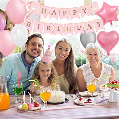 9th Birthday Decorations Girl Pink Birthday Balloon Decorations Girl