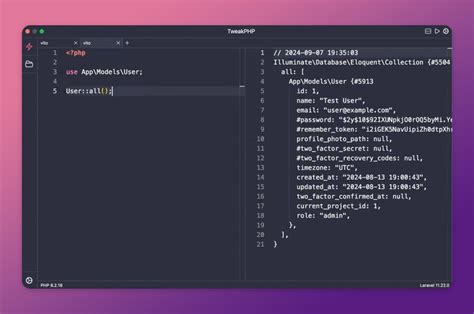 TweakPHP Easily Tweak Your PHP Code Made With Vue Js