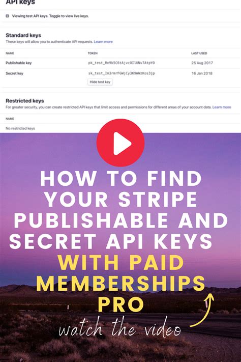 How To Find Your Stripe Publishable And Secret API Keys Secret Finding Yourself Api Key