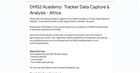 Hisp Ethiopia On Linkedin Dhis2 Academy Tracker Data Capture And Analysis Africa