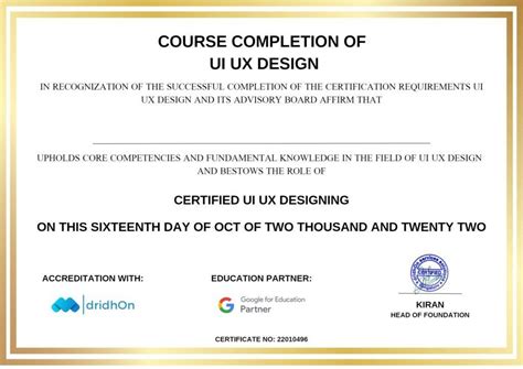 Ui UX Design Course In Chennai DridhOn